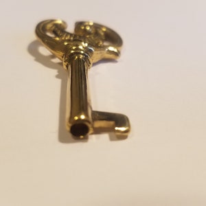 Key - Polished Cast Brass Ornate Fancy KEY for Your Vintage Pieces ...