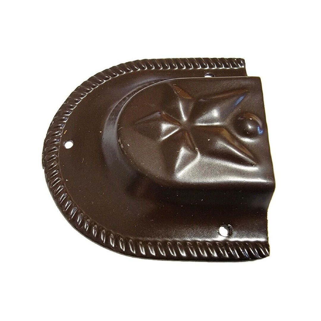 Trunk Handle End Cap Brown Star Stamped Steel Cap Style Trunk Handle ...