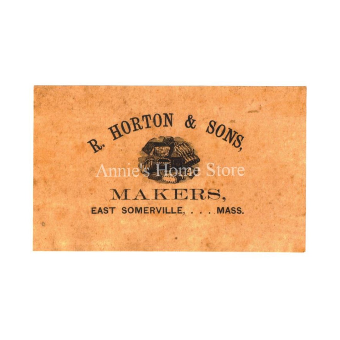 Reproduction Antique Trunk Makers Print - Victorian Reproduction Print ...