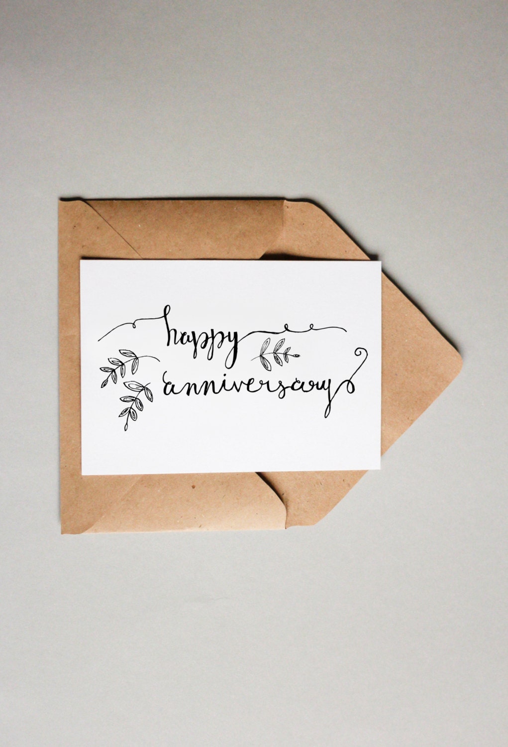 Happy Anniversary // Downloadable and Printable // Digital // Hand ...
