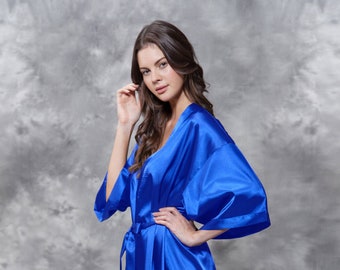 Royal Blue Robe | Etsy