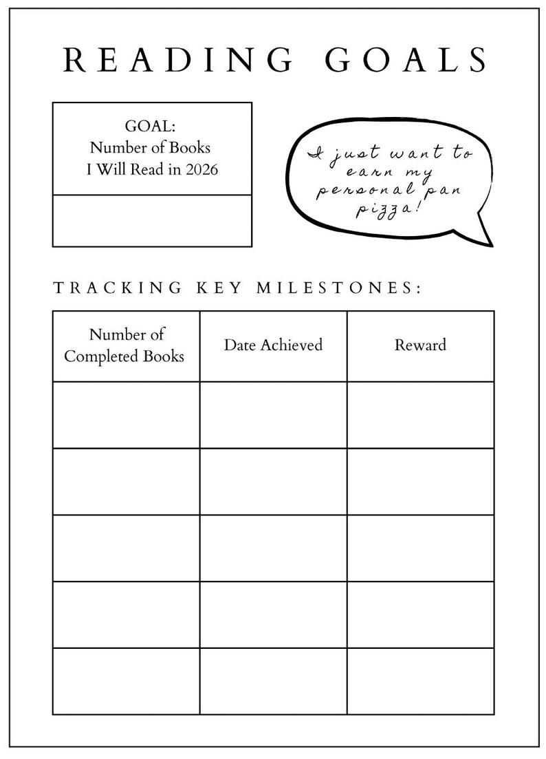Reading Journal 2026 | Printable & Fillable Reading Journal | Book Logs ...