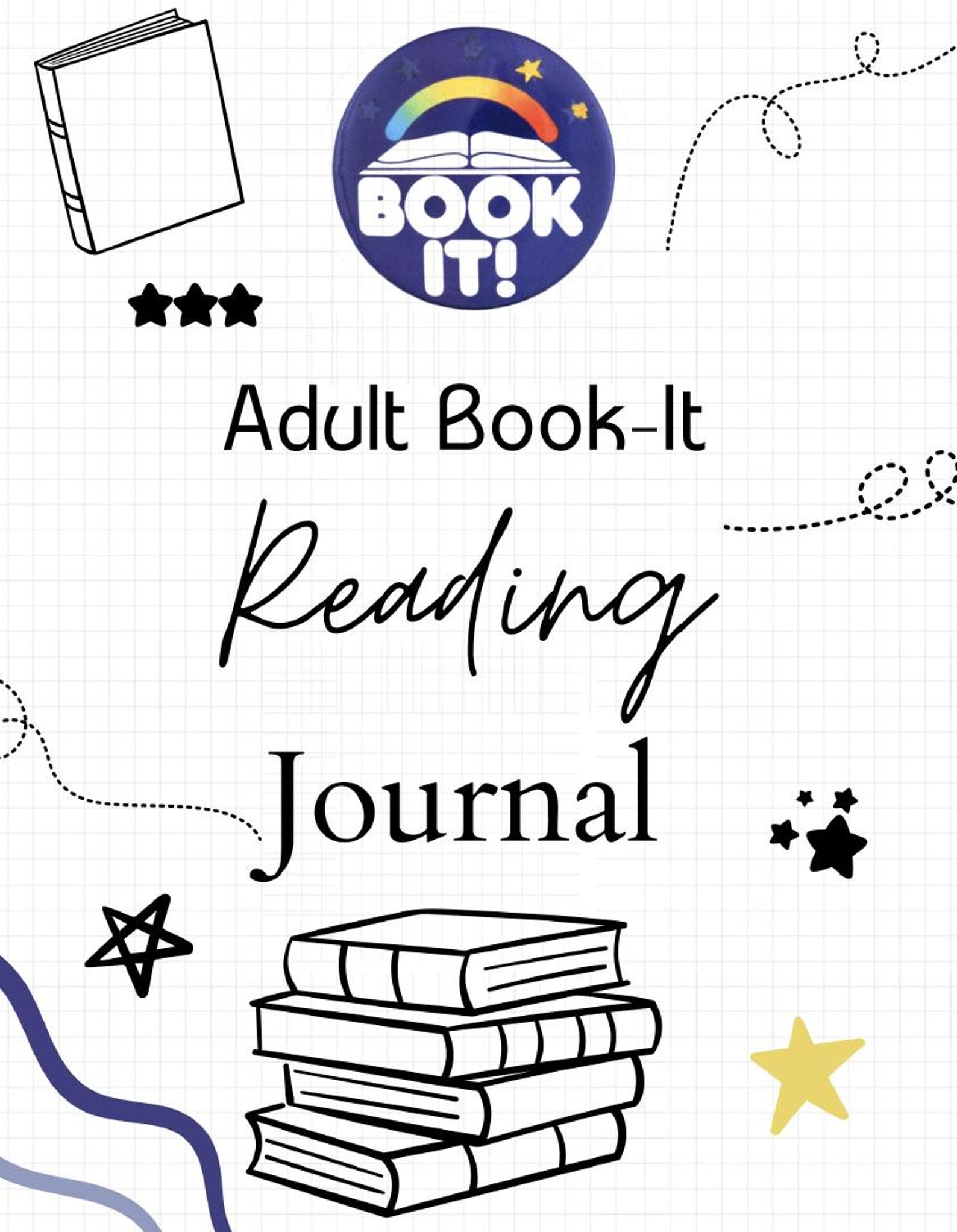 Book-it Reading Challenge Workbook | Adult Reading Journal (fillable ...