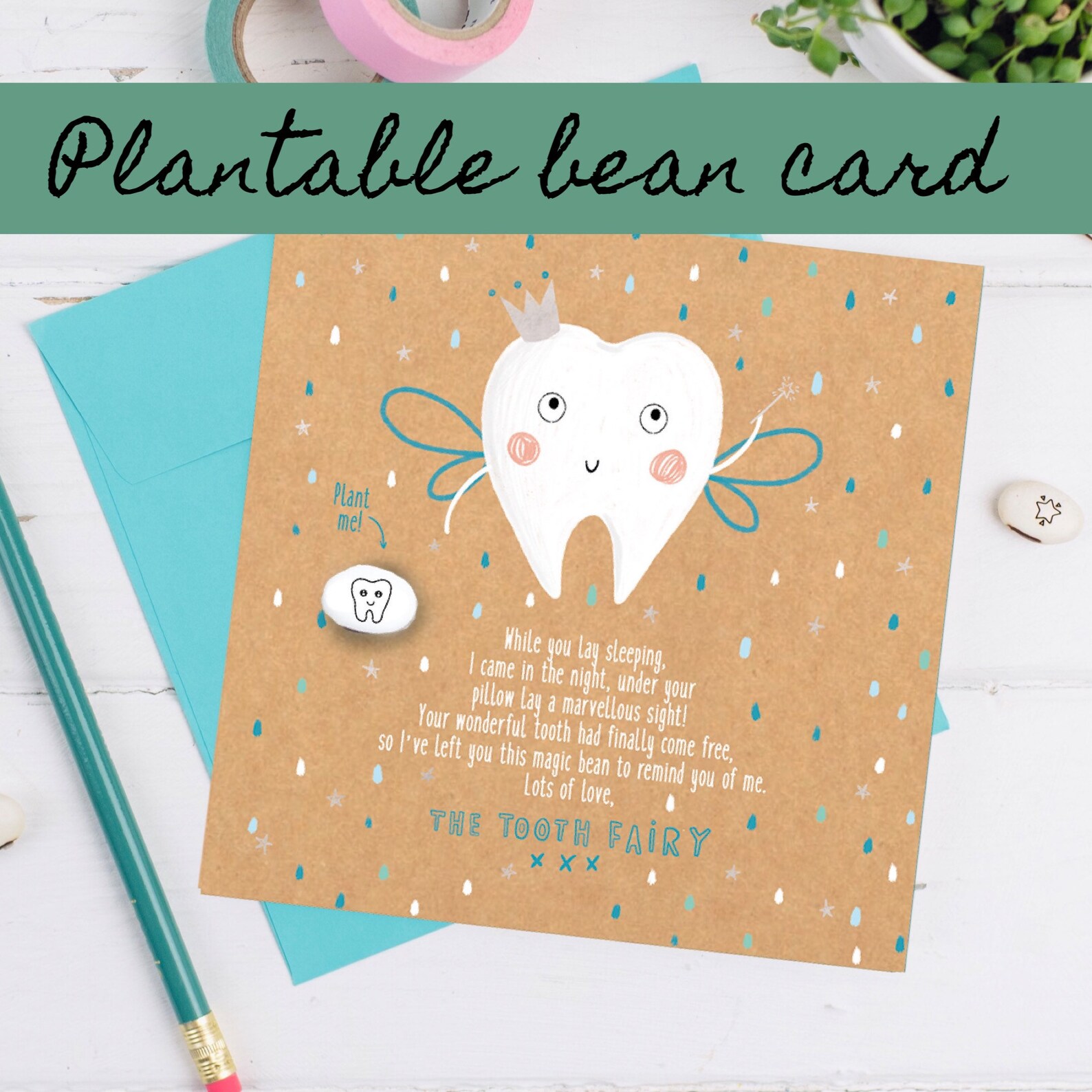 Handmade Tooth Fairy Card Tooth Fairy Letter Letter From the - Etsy Canada