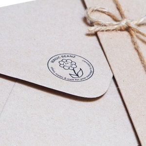 Thank You Card 'magic Message Bean' Thank You Card - Etsy UK