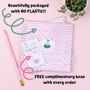 Thank You Card 'magic Message Bean' Thank You Card - Etsy UK