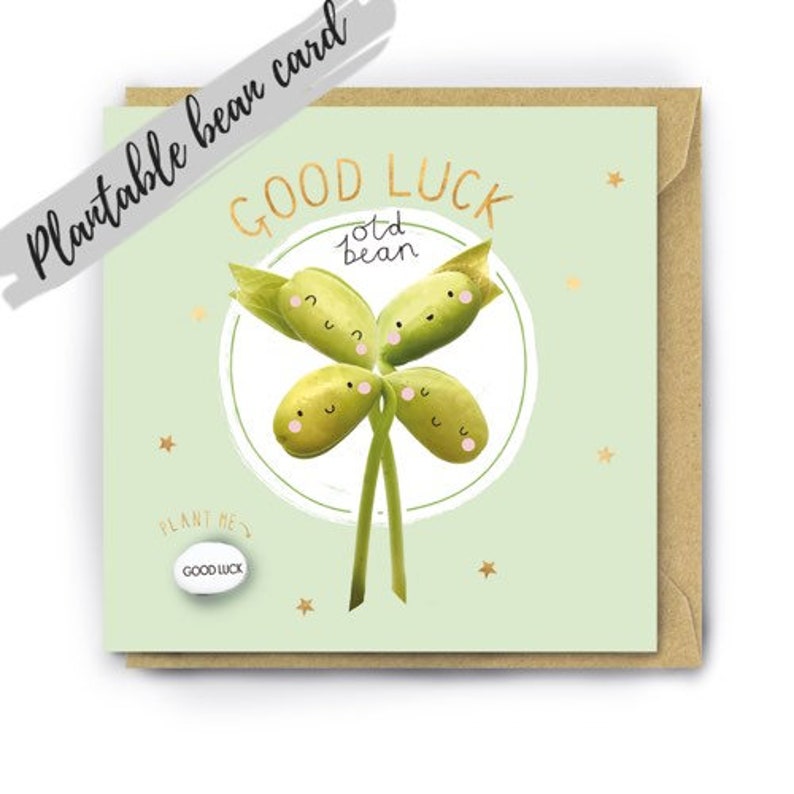 Good Luck Card Pun Card Cute Greetings Card Good Luck Card - Etsy