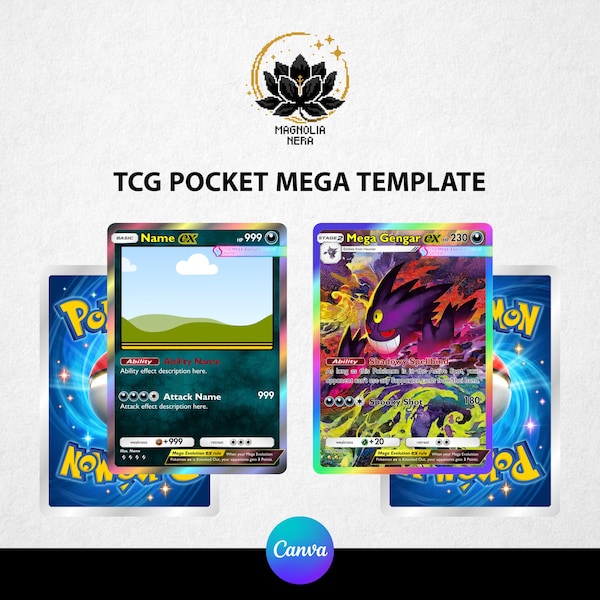 Personalized Pokemoncard - Etsy
