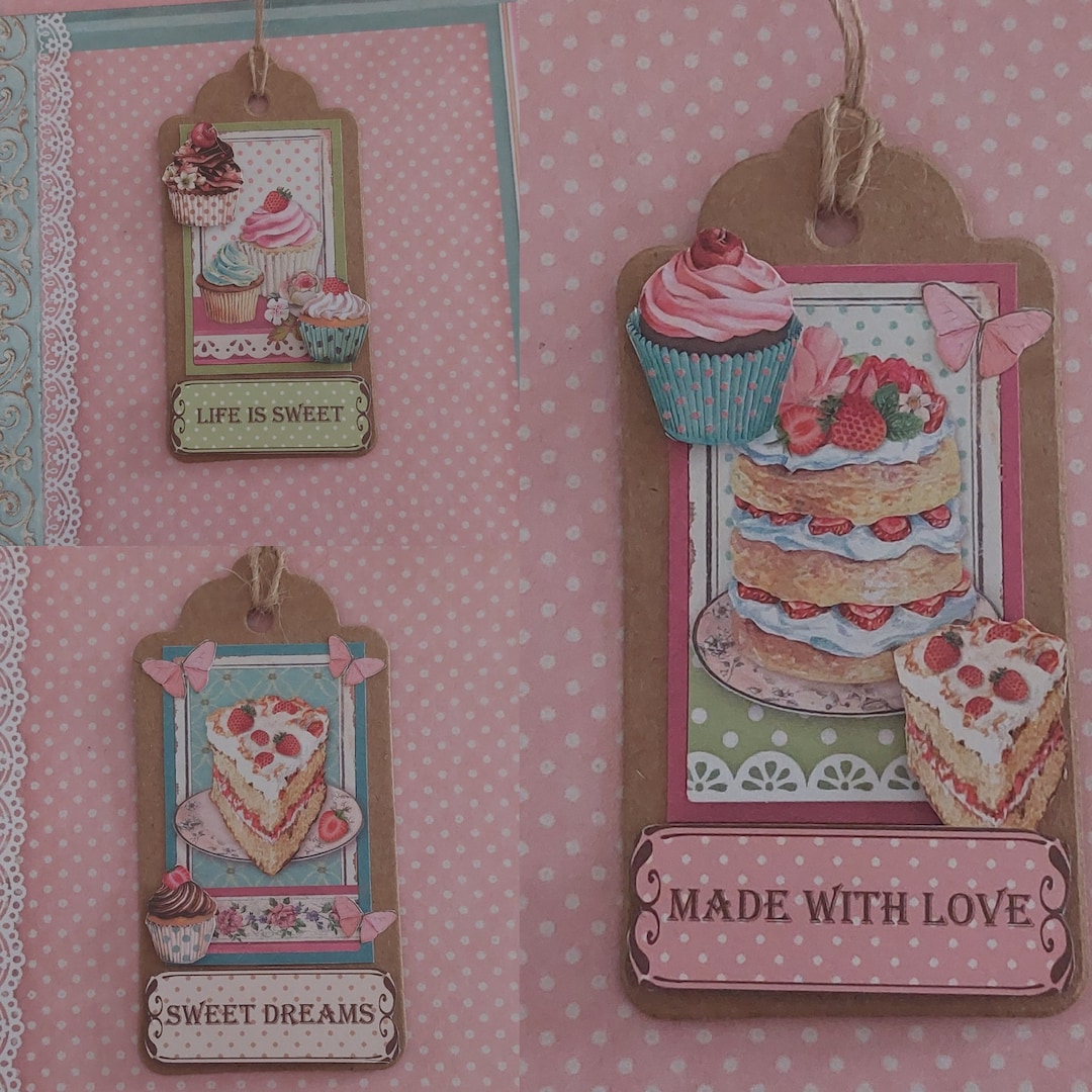 Cake Themed Gift Tags - Etsy