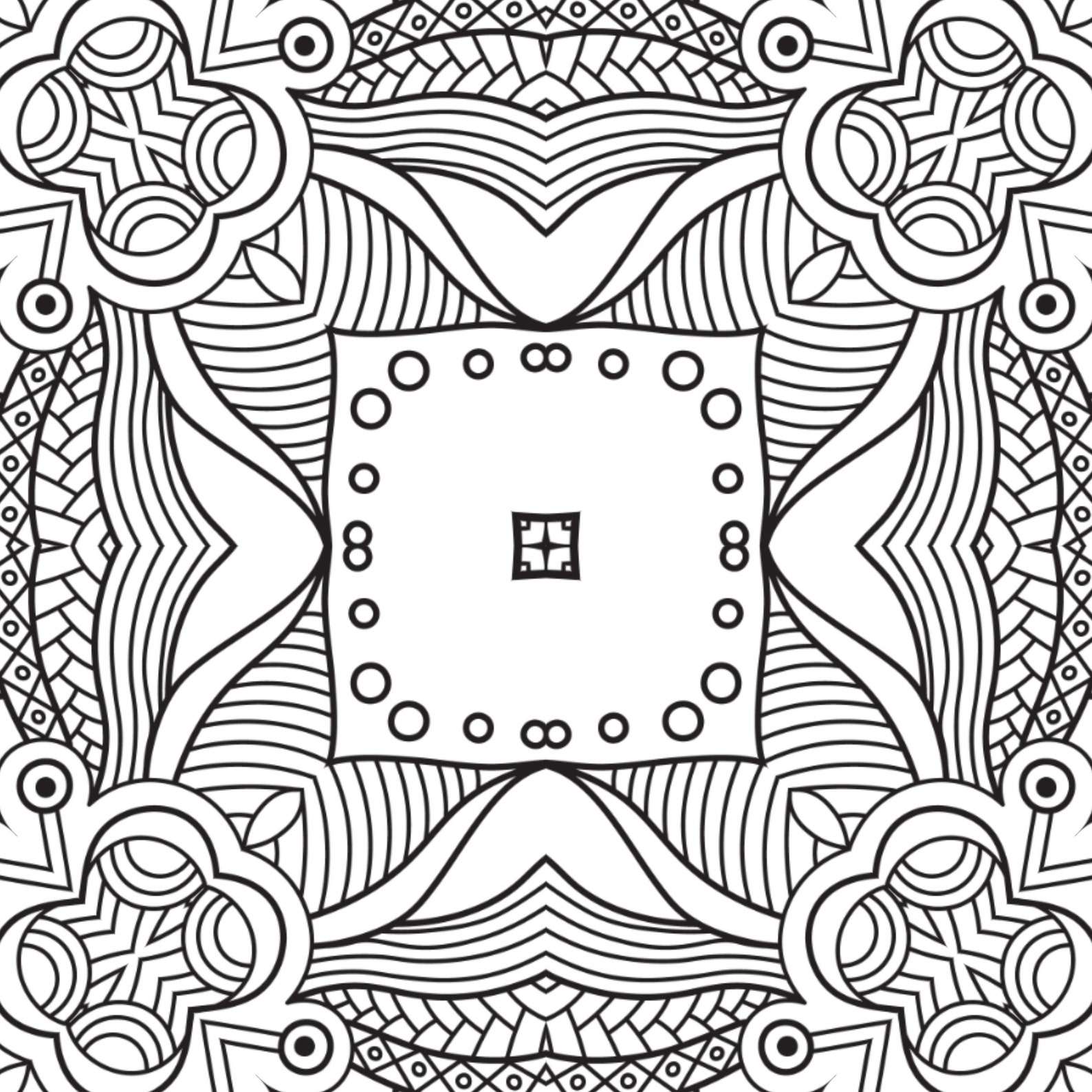 20 Printable Mandala Coloring Pages Adulting Coloring - Etsy
