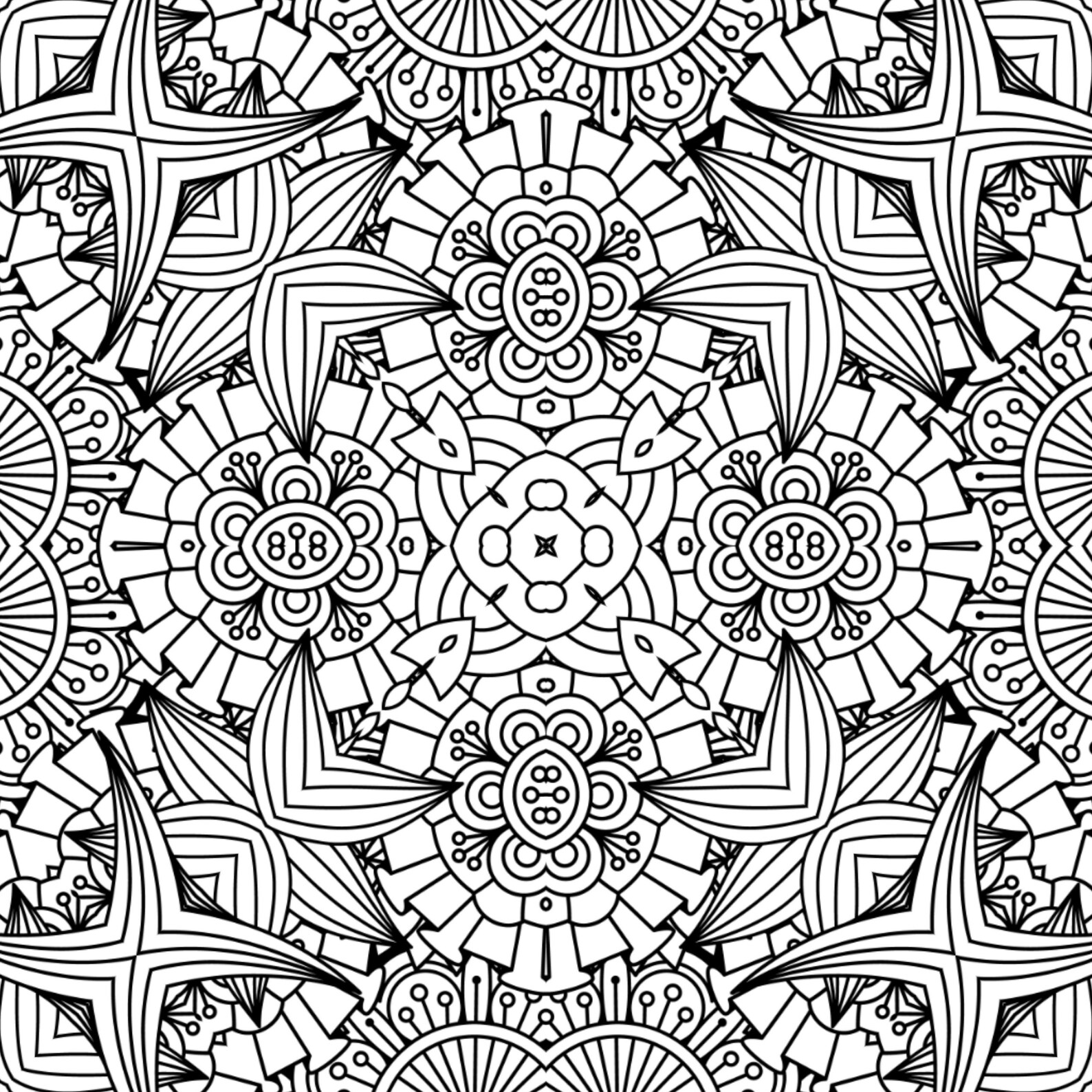 20 Printable Mandala Coloring Pages Adulting Coloring, Coloring Cards ...