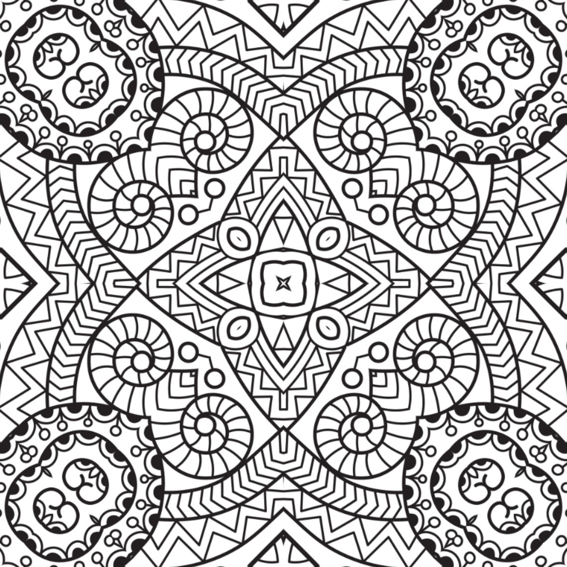 20 Printable Mandala Coloring Pages | Adulting Coloring, Coloring Cards ...
