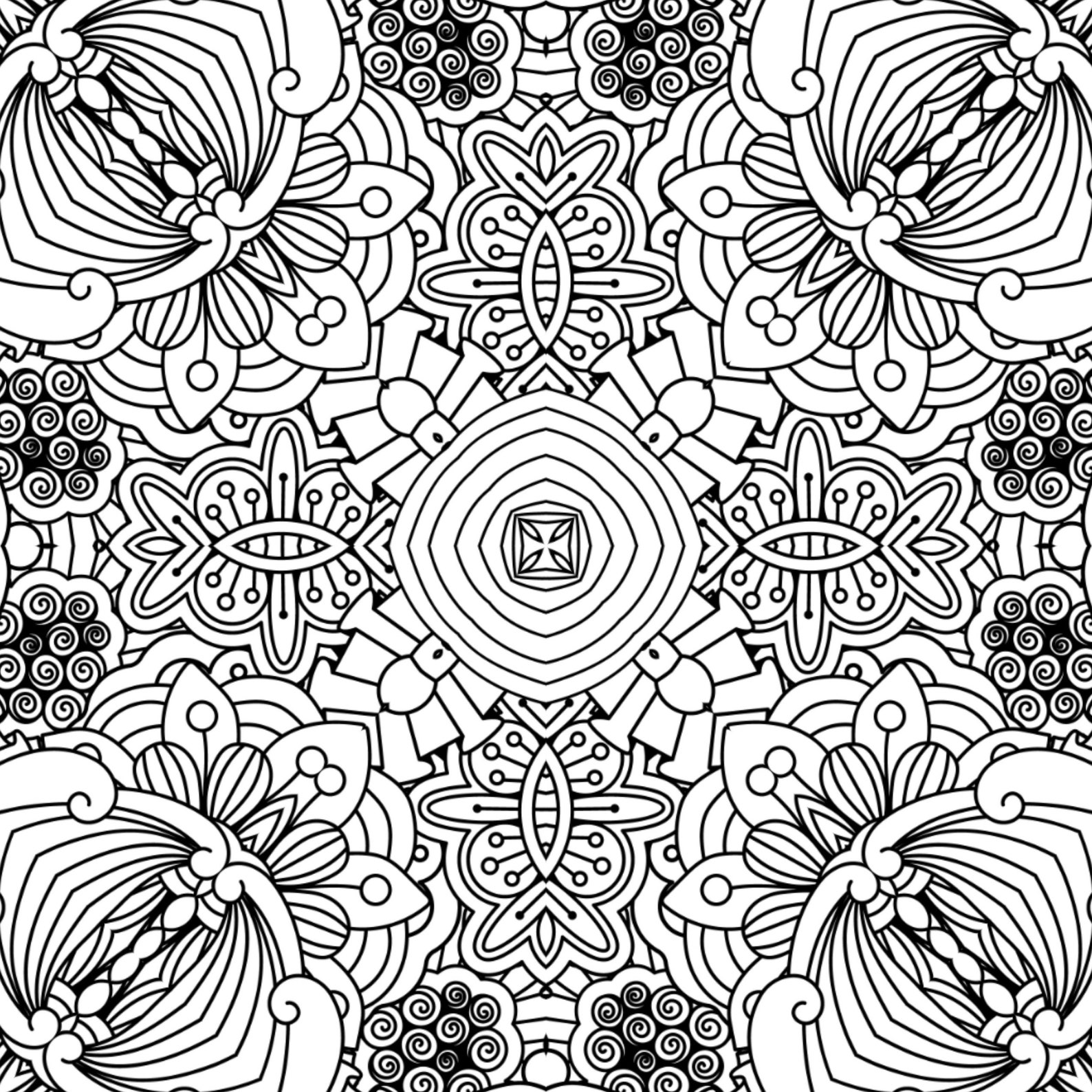 20 Printable Mandala Coloring Pages | Adulting Coloring, Coloring Cards ...