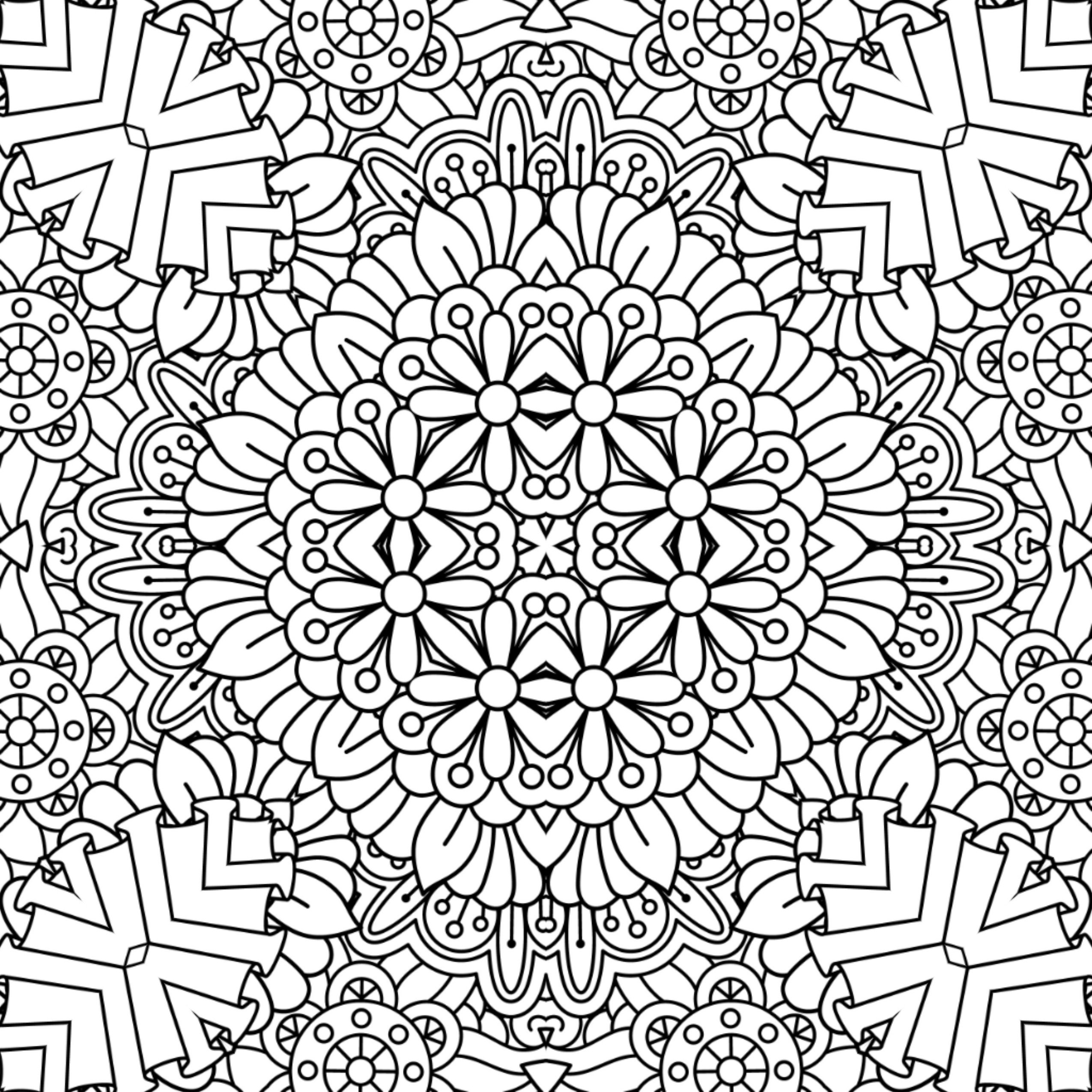 20 Printable Mandala Coloring Pages | Adulting Coloring, Coloring Cards ...