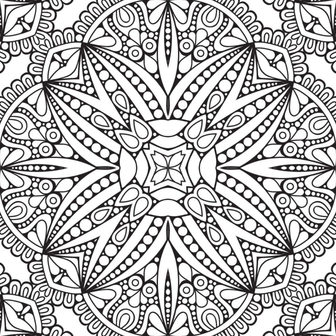 20 Printable Mandala Coloring Pages | Adulting Coloring, Coloring Cards ...