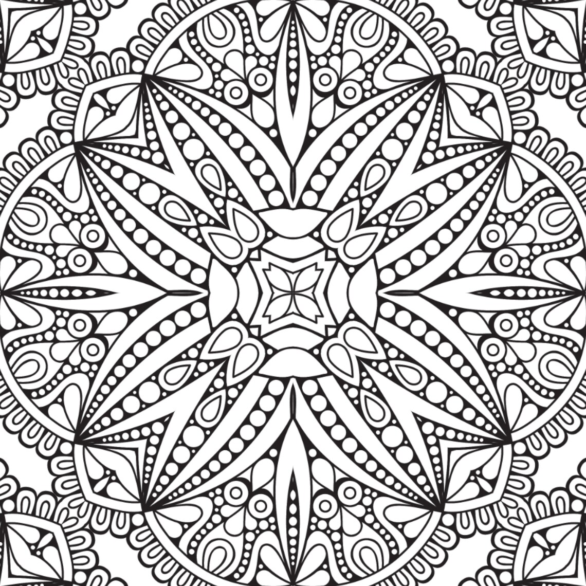 20 Printable Mandala Coloring Pages | Adulting Coloring, Coloring Cards ...