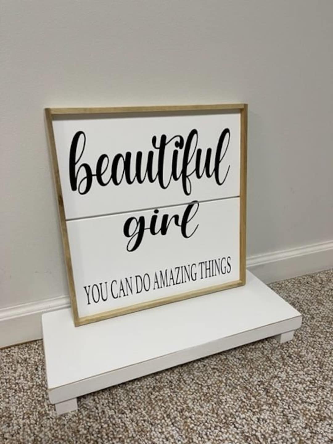 Girl Sign, Beautiful Girl Sign, Teen Girl, Girl Nursery, Girl Room ...