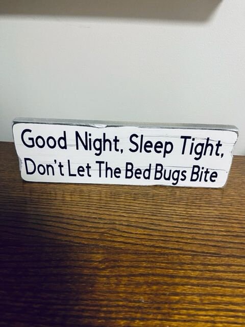 Kid's Bedroom Decor, Good Night, Sleep Tight, Don't Let the Bed Bugs ...
