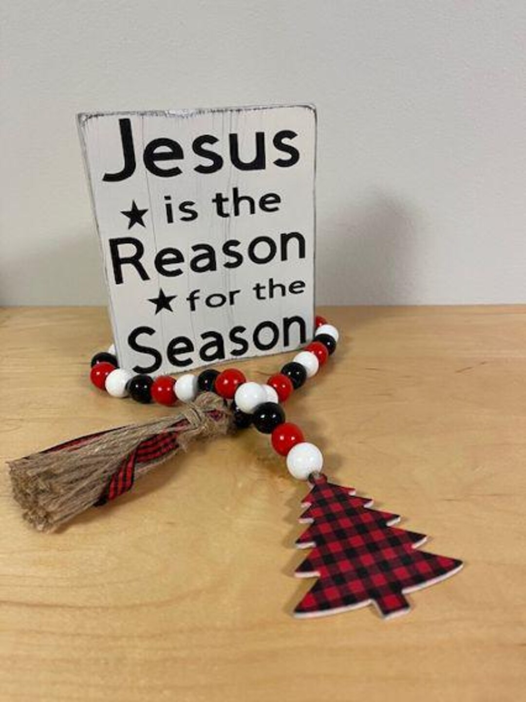 Jesus is the Reason for the Season Sign, Christmas Decor - Etsy