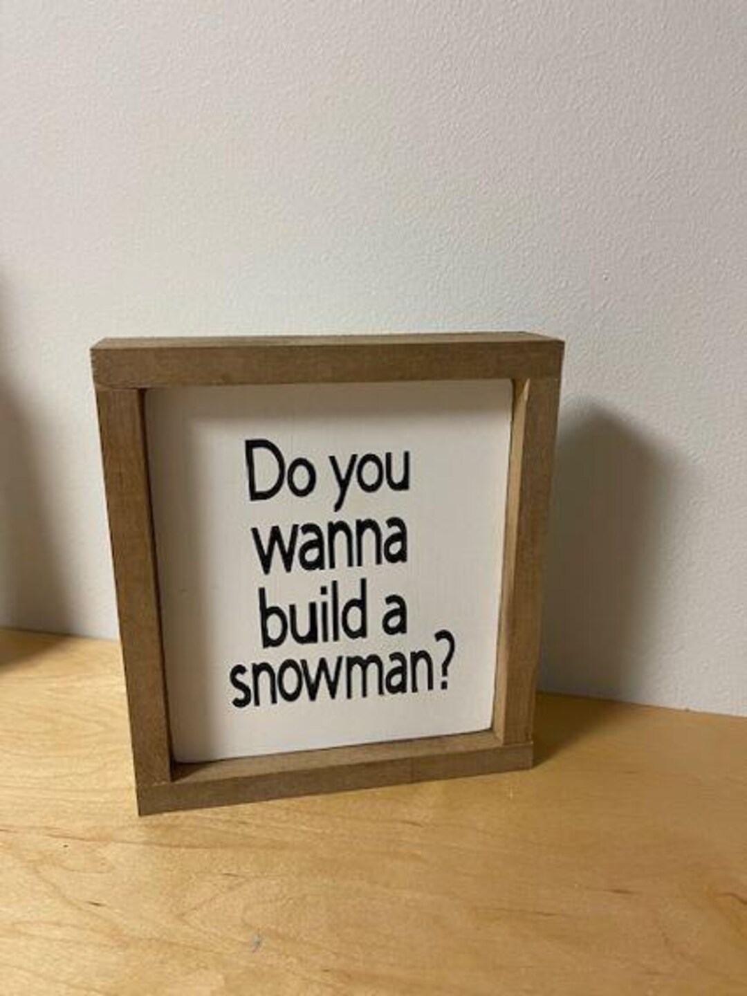 Do You Wanna Build A Snowman Sign, Winter Decor, Christmas Decor - Etsy