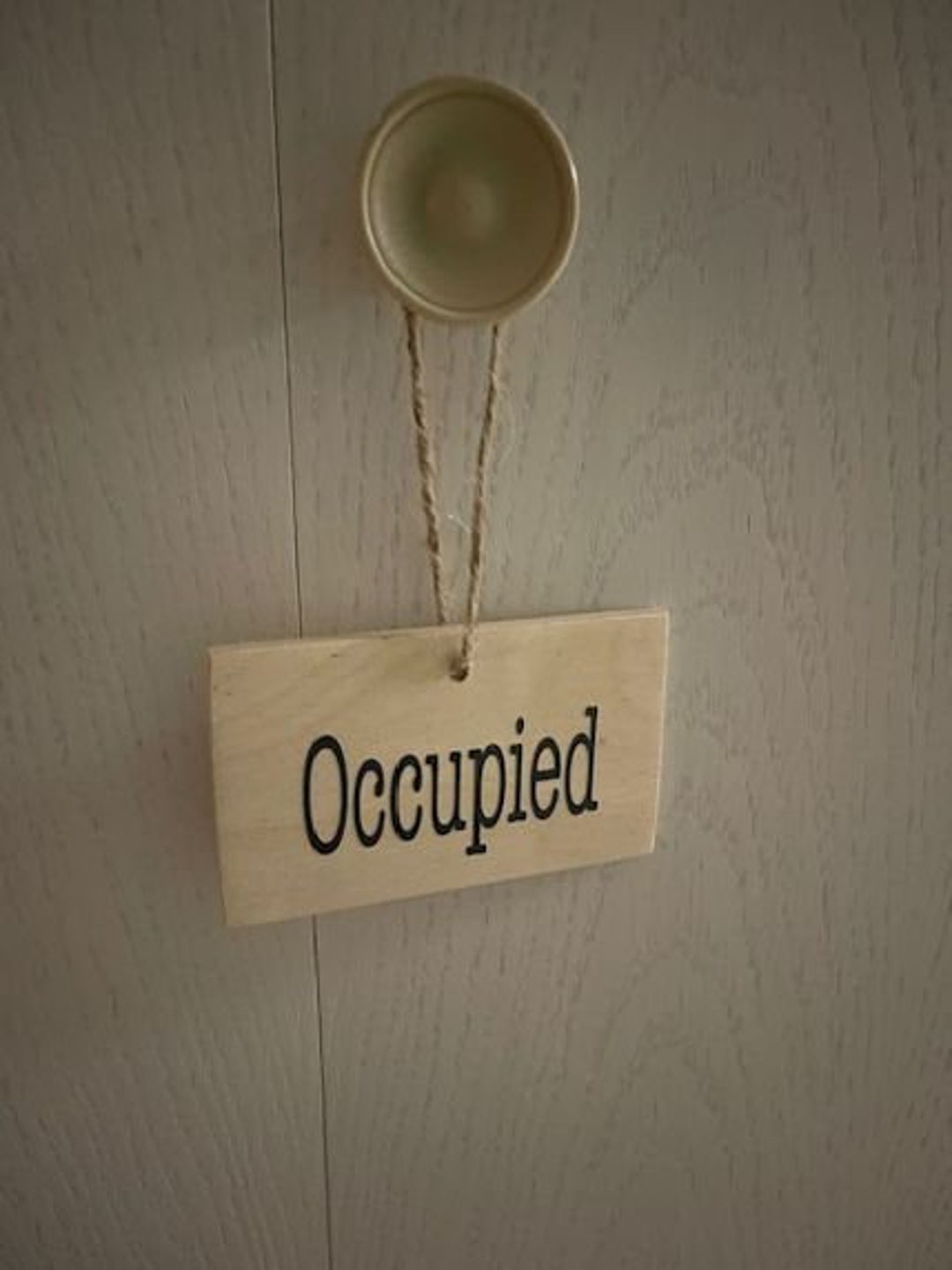 Occupied Vacant Sign for Bathroom or Office Two Sided Sign - Etsy