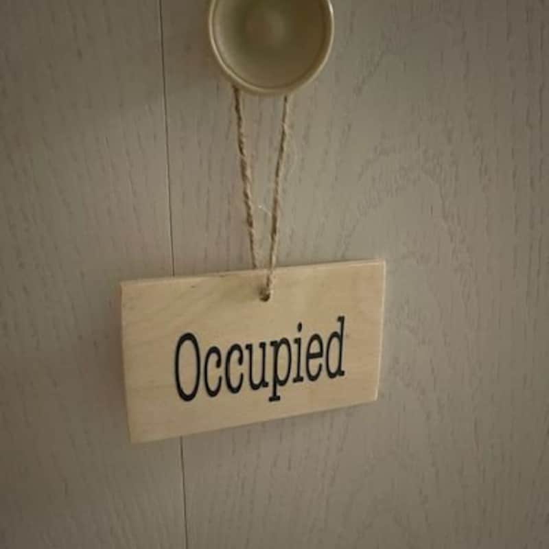 Occupied Office Door Sign - Etsy
