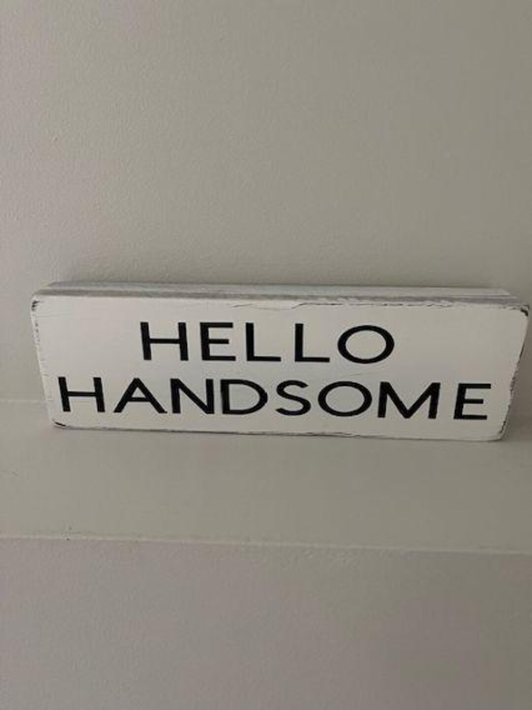 Hello Handsome Sign, Nightstand Signs, Bedroom Decor - Etsy