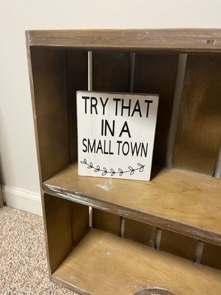 Try That in A Small Town Wood Sign, Jason Aldean - Etsy