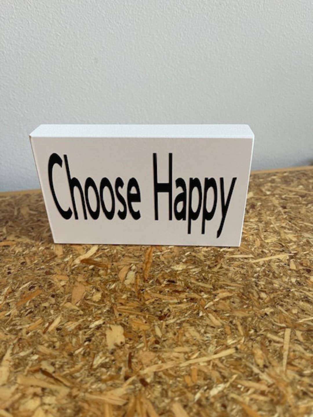 Choose Happy Sign for Your Desk, Office Decor, Inspirational Signs - Etsy