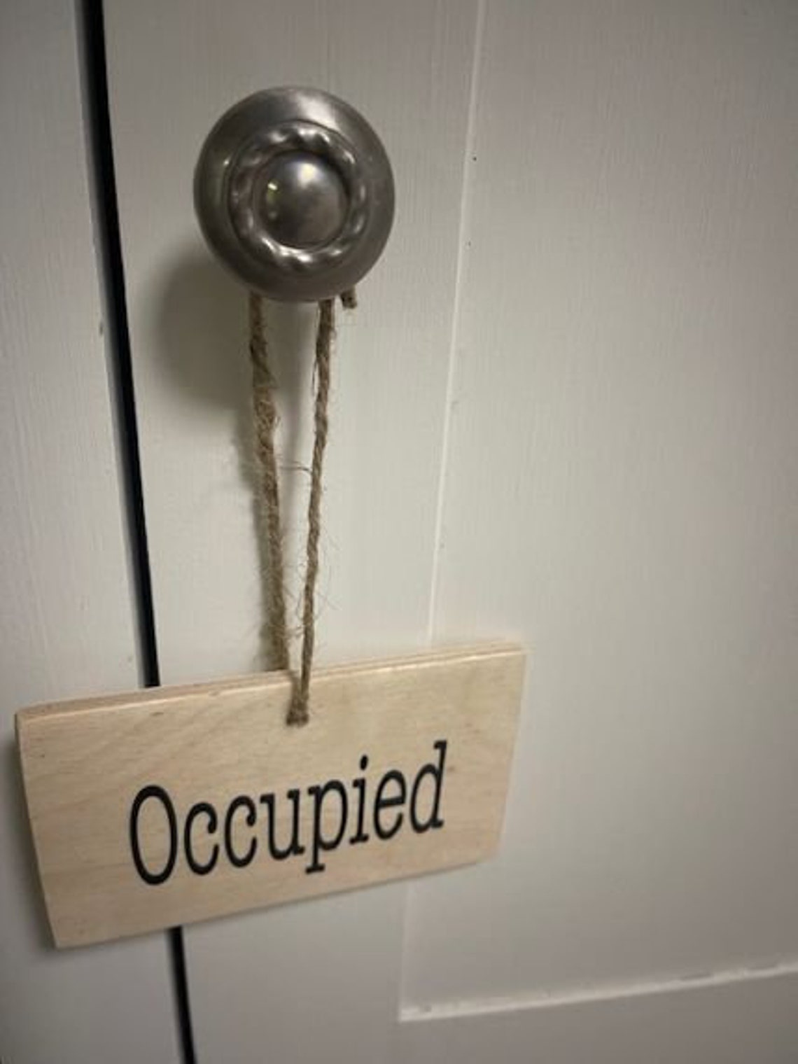 Occupied Vacant Sign for Bathroom or Office Two Sided Sign - Etsy
