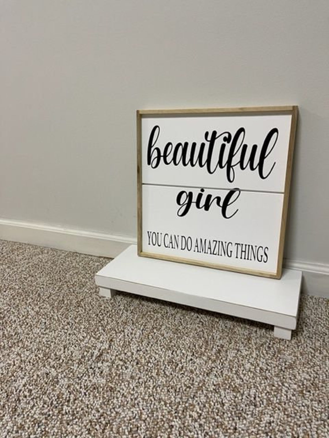 Girl Sign, Beautiful Girl Sign, Teen Girl, Girl Nursery, Girl Room ...