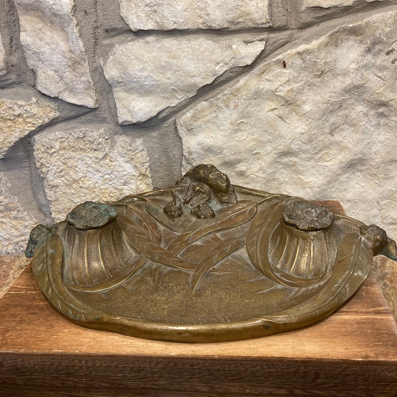 Double Inkwell - Etsy