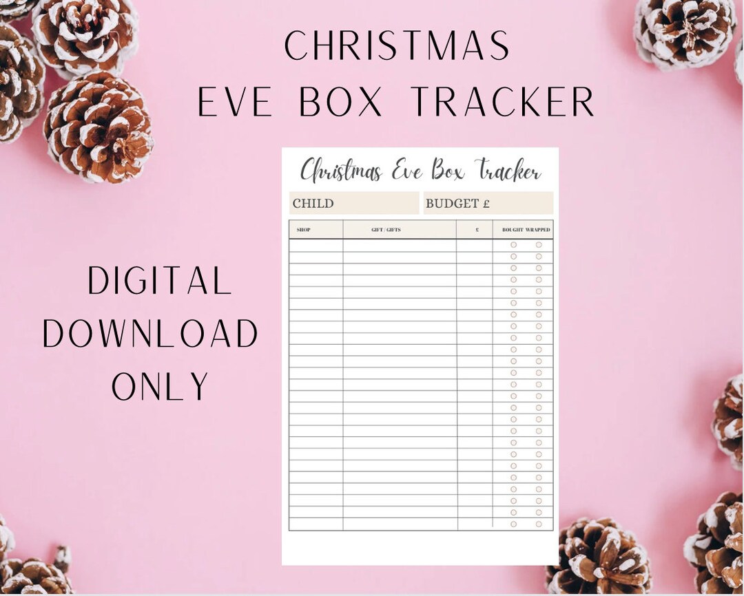 PRINTABLE Christmas Savings Tracker Christmas Savings - Etsy