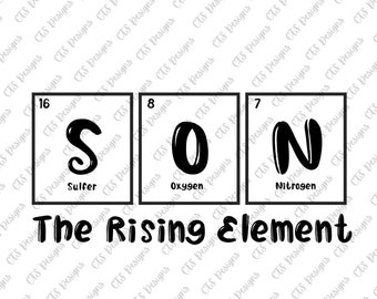 Son Periodic Table Svg - Etsy