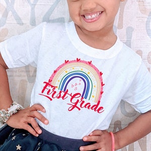 First Grade Rainbow PNG | First Grade Back to School | Back to School ...