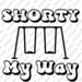 Shorty Swing My Way PNG SVG | Funny Shirt | Retro | 90's | Shirt Design ...