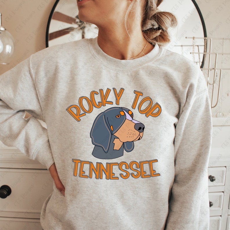 Rocky Top Tennessee Smokey Handdrawn PNG TN Cute Tn Design - Etsy