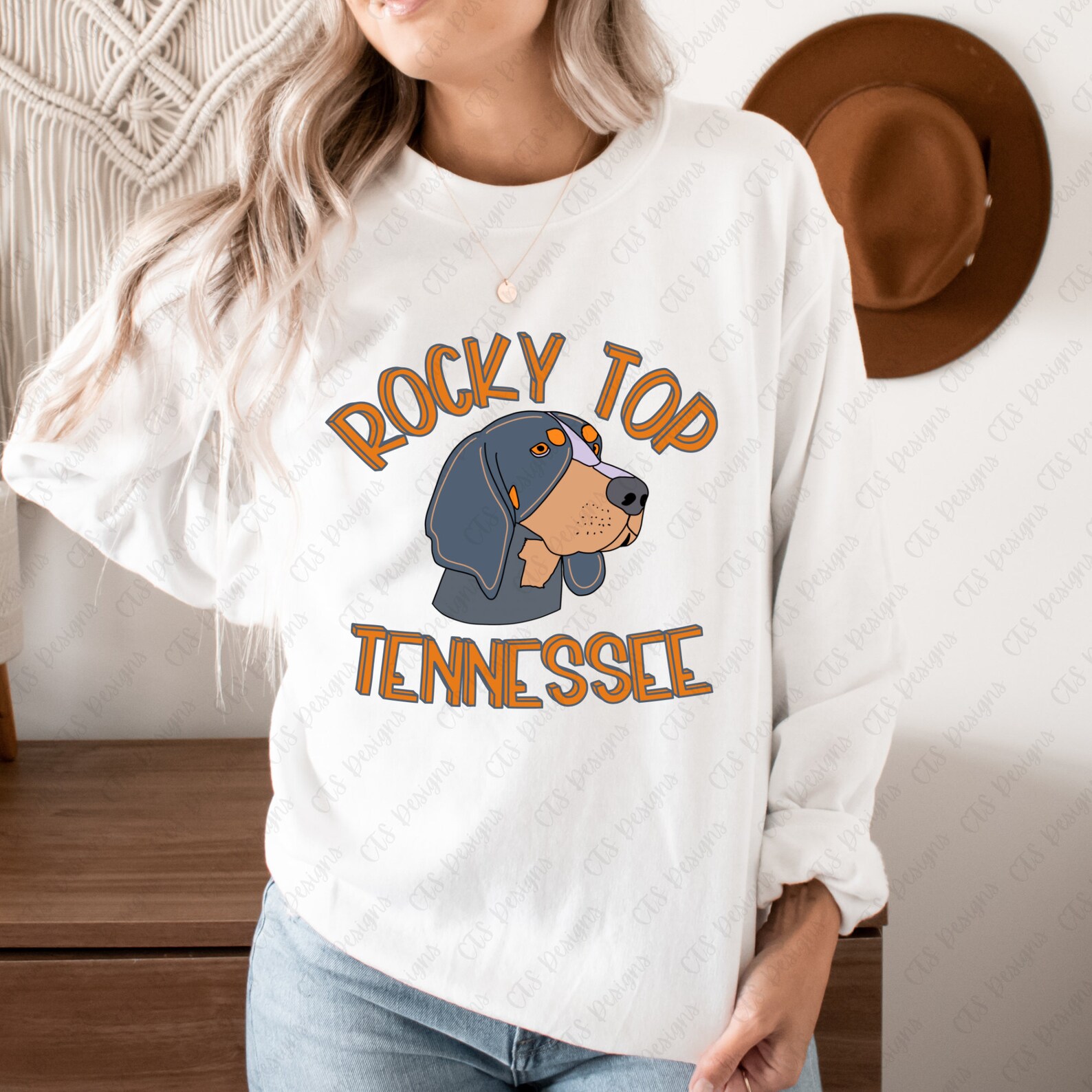 Rocky Top Tennessee Smokey Handdrawn PNG TN Cute Tn Design - Etsy