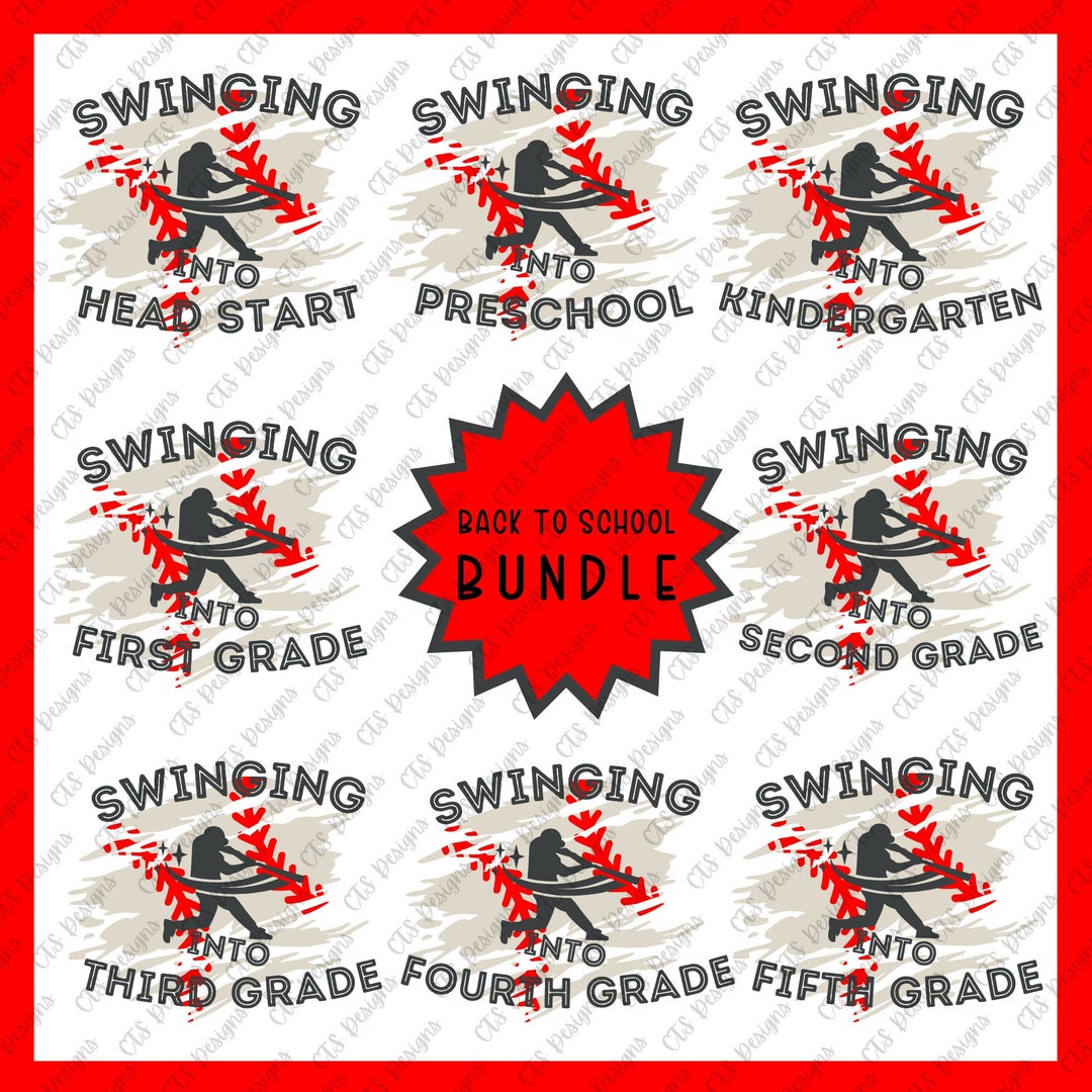 School Bundle PNG | Baseball School | Back to School Svg | Pre K ...