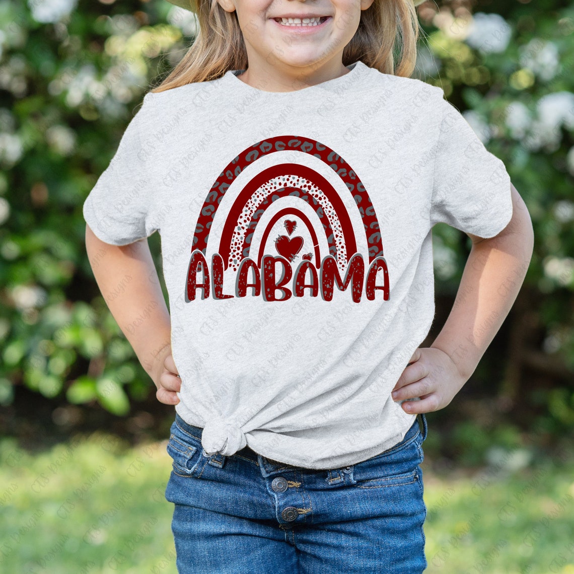 Alabama Rainbow PNG Handwritten PNG Alabama Decal Design - Etsy
