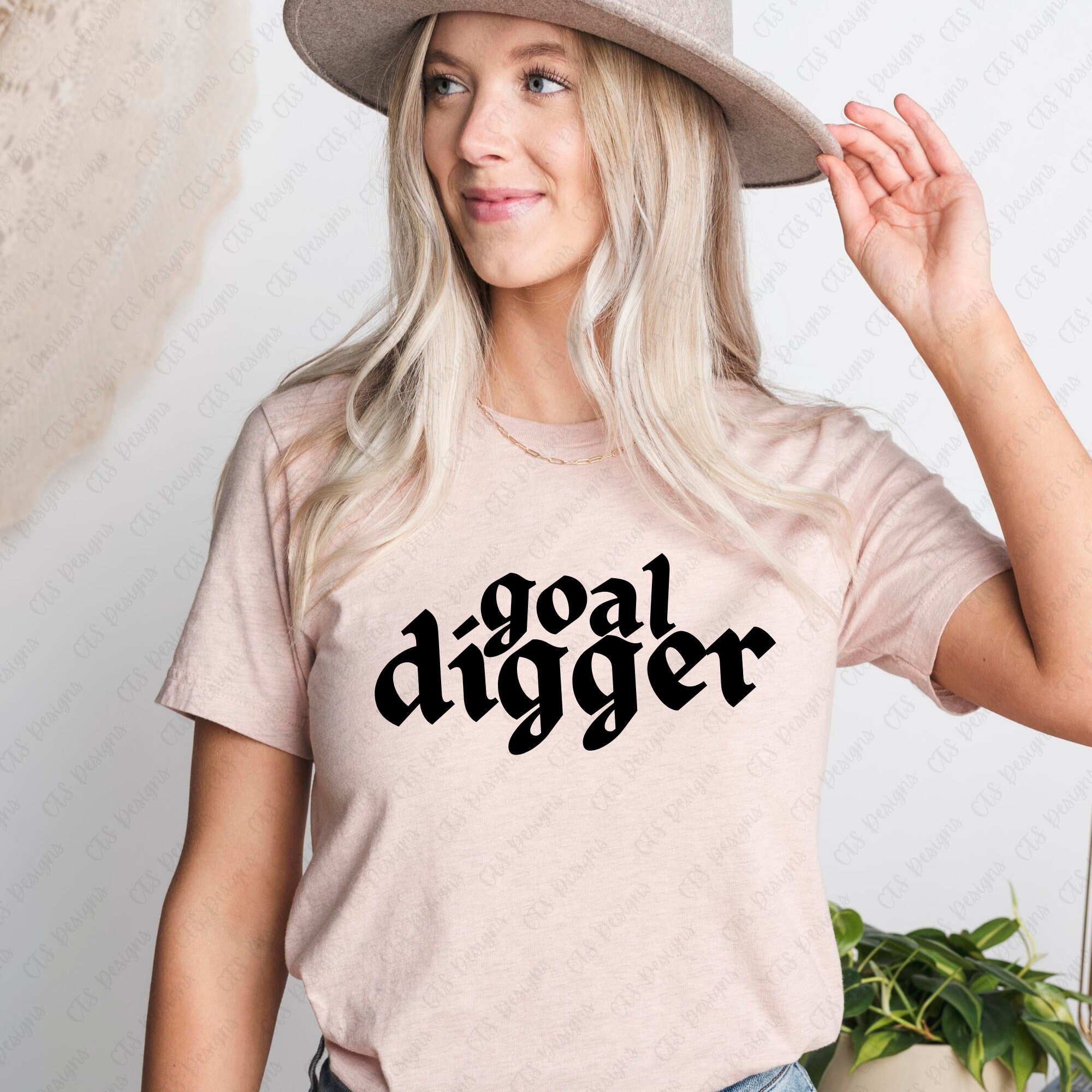 Goal Digger PNG SVG Affirmation Quotes Phrases and Sayings - Etsy