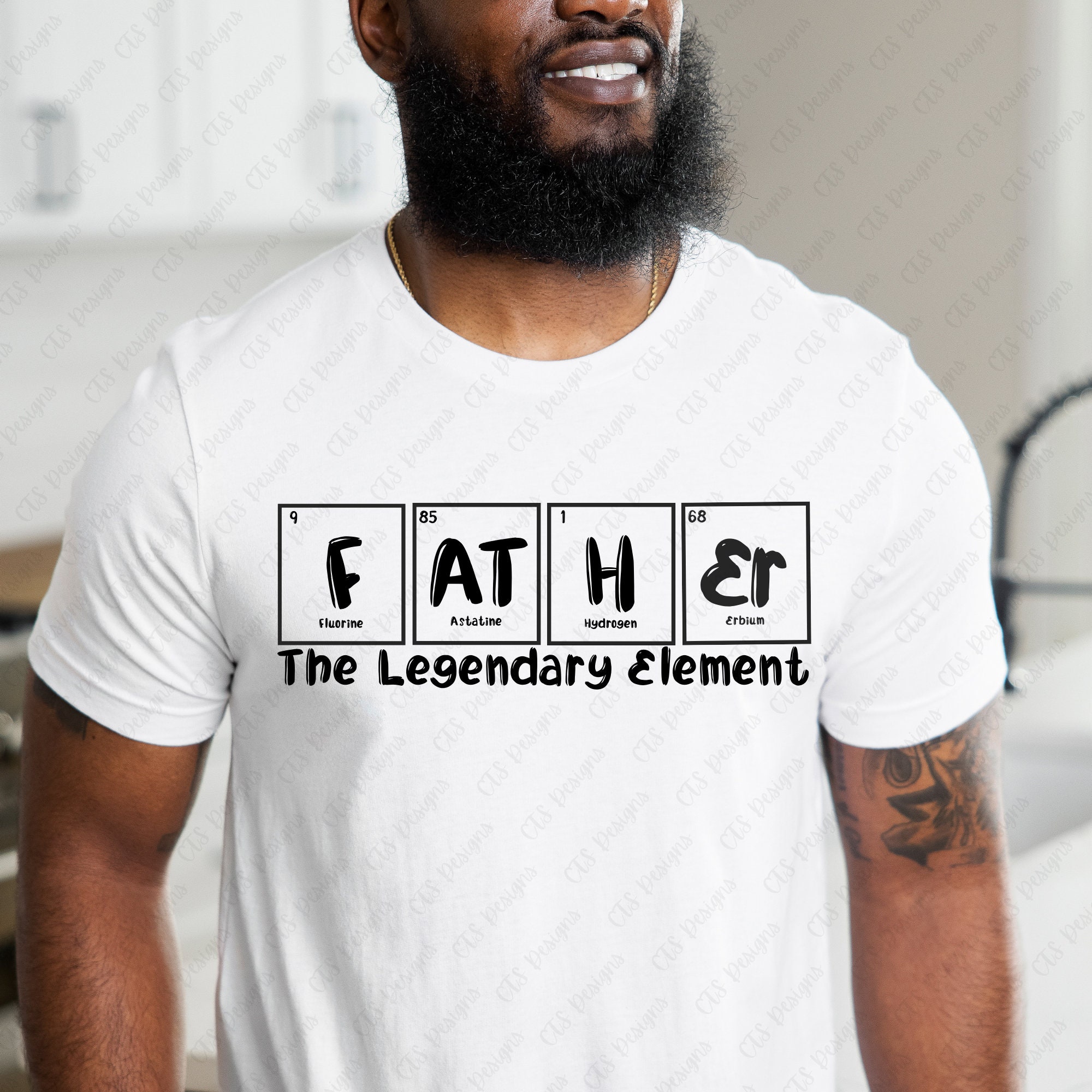 Father the Legendary Element PNG SVG | Dad Periodic Table Design ...