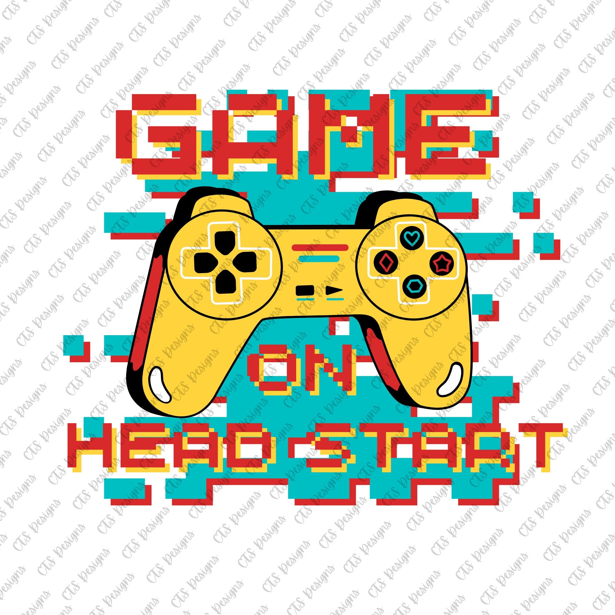 Game on Head Start PNG Head Start Back to School Back to - Etsy