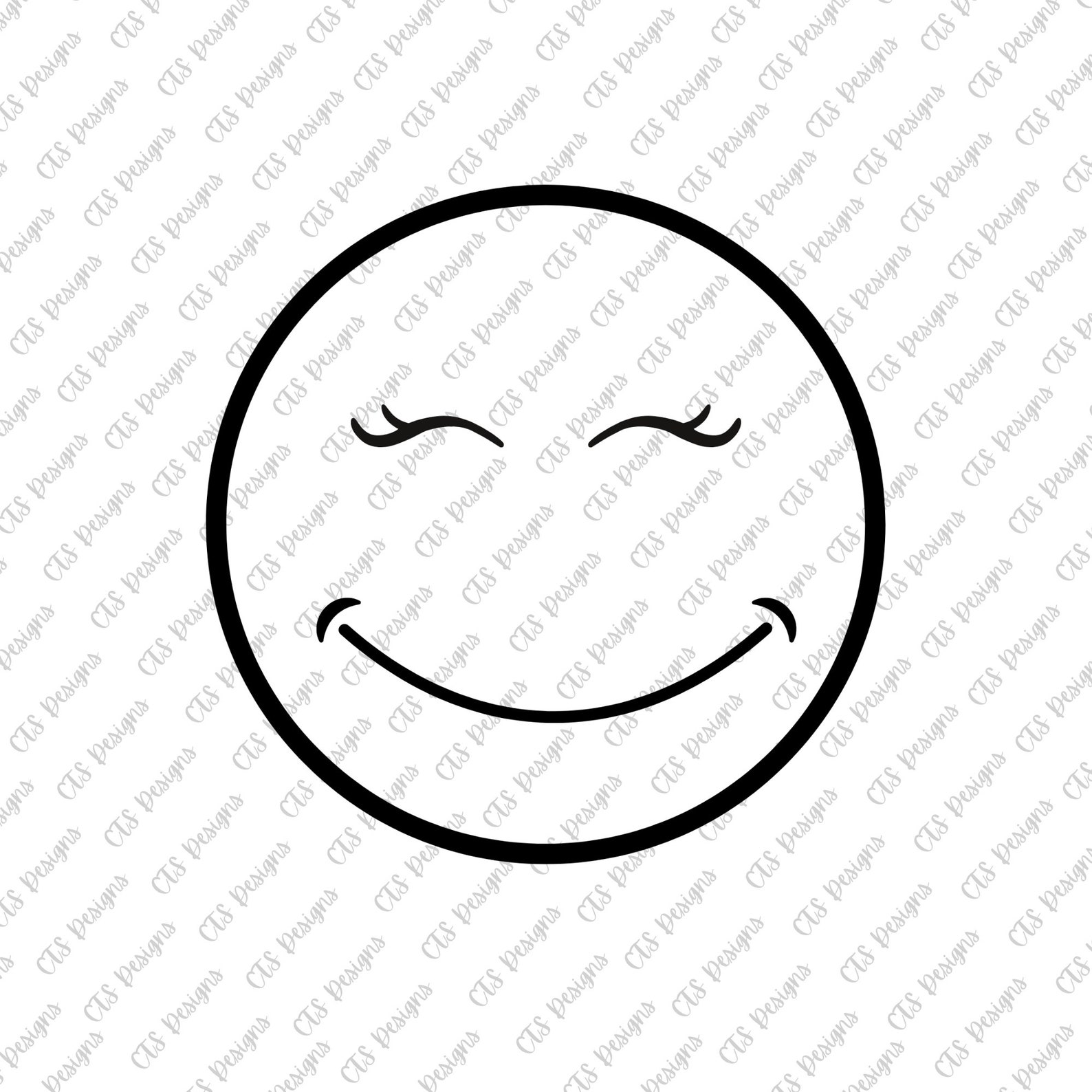Cute Smiley Face PNG SVG Flirty Smiley Face Smiley Face Svg Retro ...
