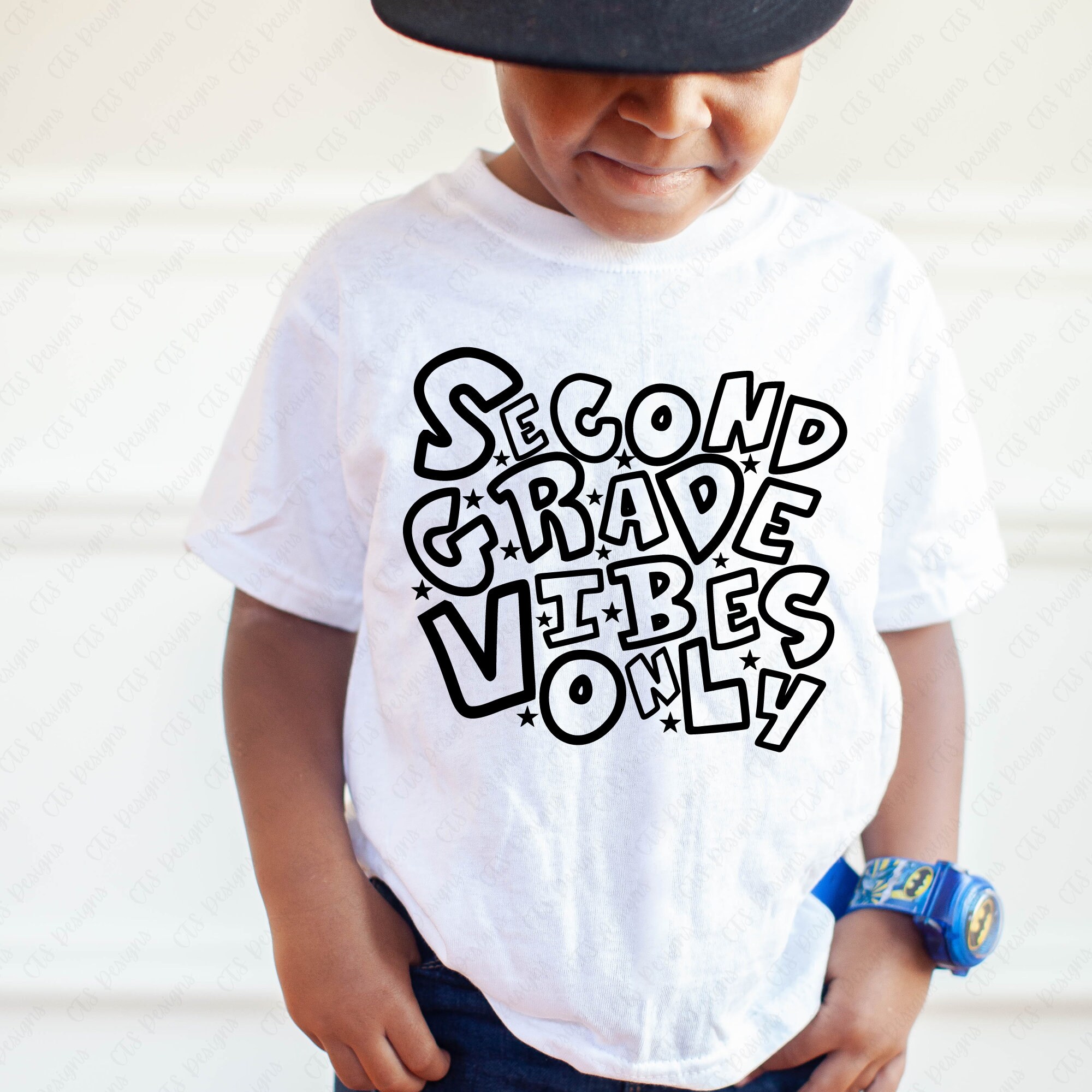 Second Grade Vibes Only PNG SVG Second Grade Back to School Back to ...