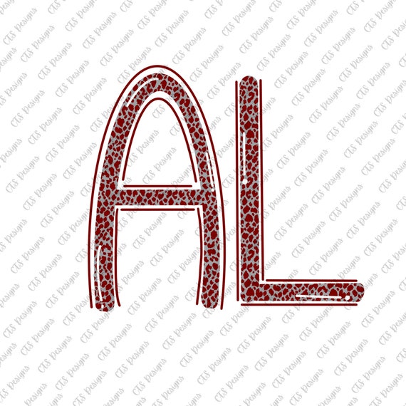 Alabama PNG Handwritten PNG Alabama Decal Design Alabama - Etsy