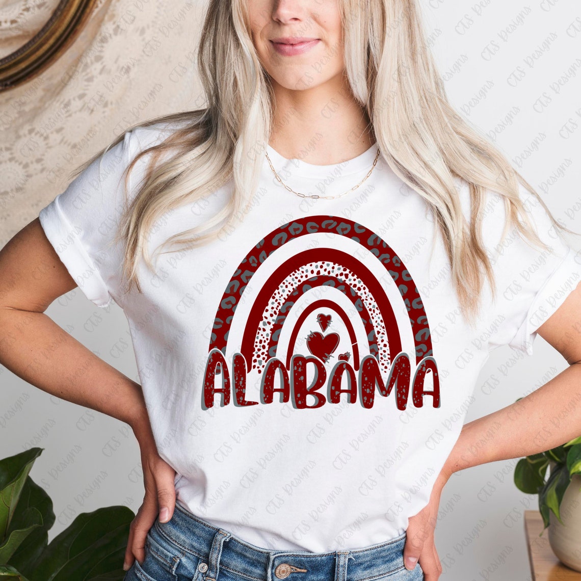 Alabama Rainbow PNG Handwritten PNG Alabama Decal Design - Etsy