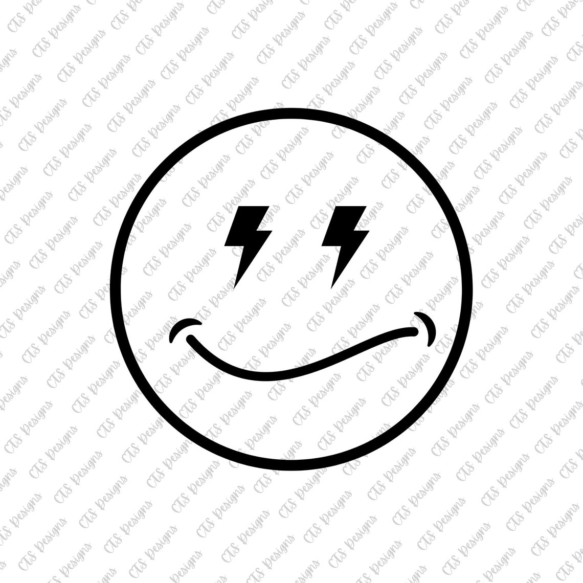 Lightning Smiley Face PNG SVG Lightning Emoji Smiley Emoji Star Eye ...