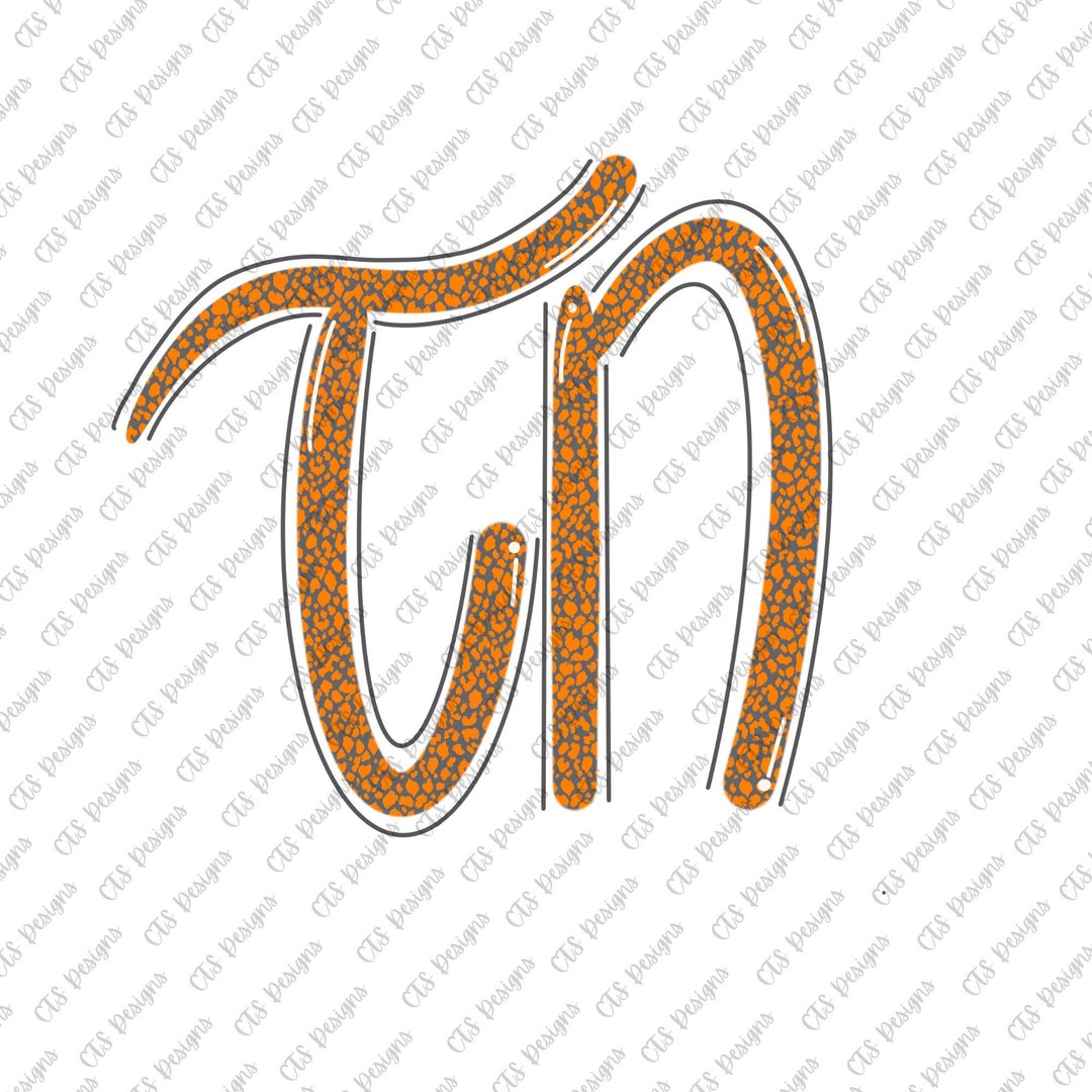 Tennessee PNG | TN | Handwritten Tennessee | Leopard Tennessee ...