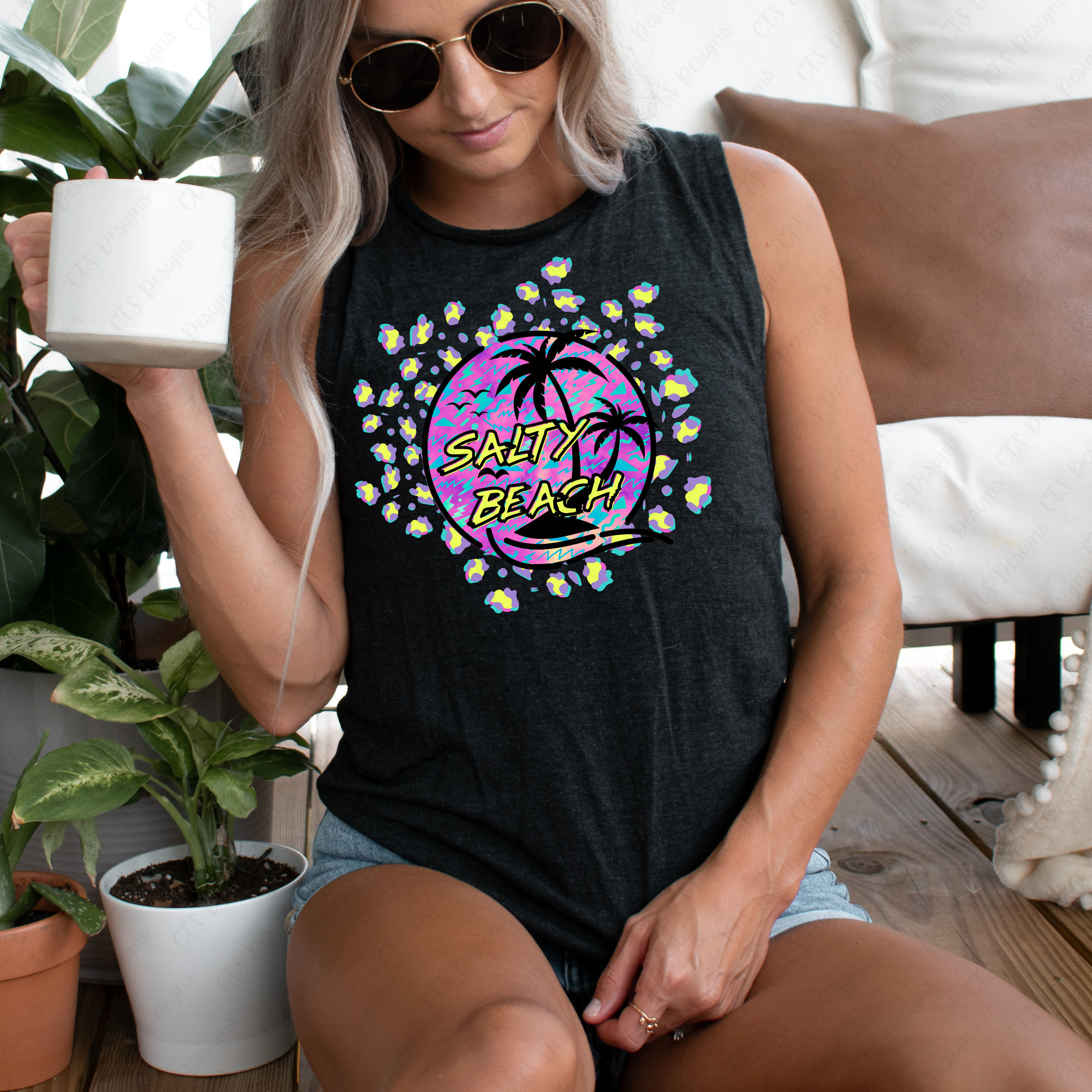 Salty Beach PNG, Salty, Summer Vibes, Beach PNG, Beach, Summer Quotes ...